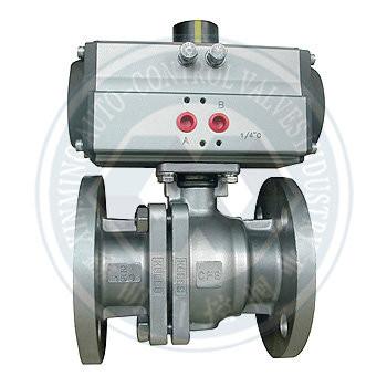 China Ação dobro ou de cremalheira e de pinhão da mola válvulas de controle pneumáticas do retorno do atuador giratório à venda