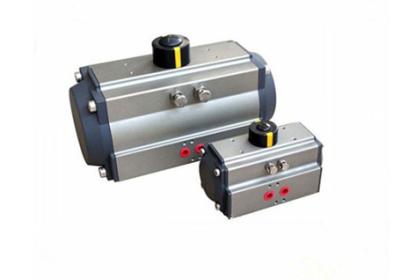 China Válvulas de controle pneumáticas do atuador pneumático do torque do ar do atuador giratório de (DA) da ação dobro à venda