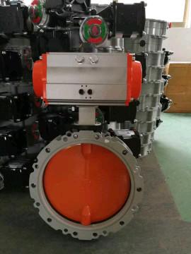 China Válvulas de controle pneumáticas do atuador giratório de cremalheira e de pinhão à venda