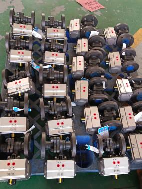 China válvula pneumática pneumática de válvulas de controle do atuador giratório de cremalheira e de pinhão à venda