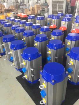 Китай aluminum alloy AT 270 double /single acting pneumatic actuator продается