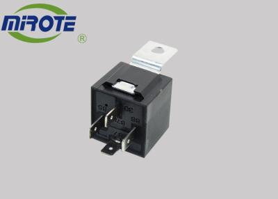 中国 密封された4pins 12v 30a 40a金属板の黒カバーが付いている24のボルトの自動車リレー 販売のため