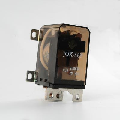 Cina relè automobilistico di potere della bobina del mirote JQX-58F 1Z 30A 28VDC 250VAC in vendita