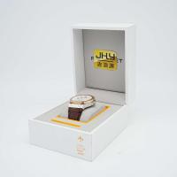 China Velvet Interior Custom Watch Box Packaging Biodegradable Watch Display Box Stackable for sale
