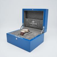 China Storage Watch Packaging Boxes Offering Customizationoptions Debossing Leather Combining Elegant Design and Secure Storage for sale