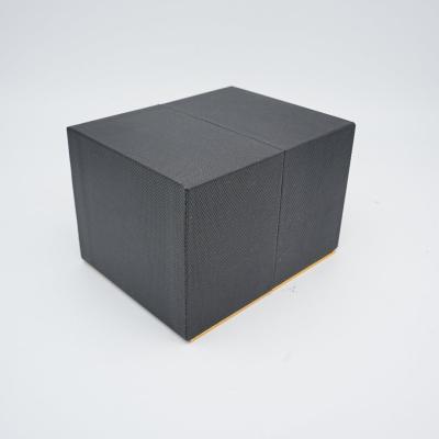 China Black Watch Packaging boxes with Single or Multiple Slots designed to enhance image through watch presentation packaging for sale