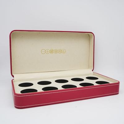 China Magnetic Custom Printed Perfume Boxes Lightweight Cologne Gift Box Red for sale