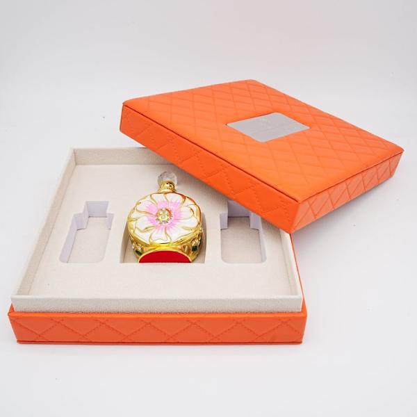 Quality Orange Perfume Packaging Box Magnetic Perfume Box Custom Offering Protection for sale