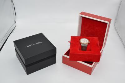 China Ecofriendly Custom Watch Packaging Boxes Including Foam Interior Padding Recyclable and Biodegradable Options for Watch Display for sale