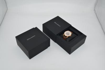 China Lightweight Watch Packaging boxes featuring customizable compartments and finishes made from materials ideal for watch protection for sale