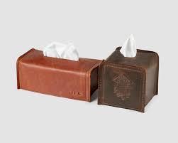 China Minimalist Tissue Paper Box Water Resistant Leather Tissue Box Cover Functional for sale
