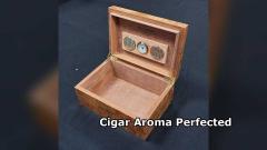 Elegant Cedar Cigar Box Humidor
