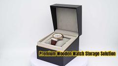 Luxury Magnetic Watch Packaging Box with Soft Velvet Inner Lining
