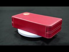 Red Luxury Perfume Storage Box, Stylish Gift & Display Case for Fragrance Collections
