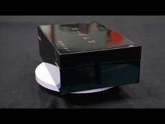 Black Premium Tea Storage Box, Airtight Elegant Organizer for Tea Leaf Preservation & Display