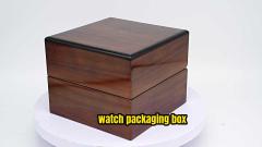 Classic Wooden Watch Preservation Box, All-Round Protective Timepiece Storage Case