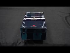 Black Luxury Wine Box, Sophisticated Shockproof Storage Case for Wine Collection & Premium Gifting