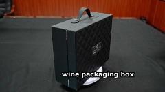 Magnetic Flap Wine Packaging Box Featuring Stackable Function and Embossing Surface Finish Ideal for