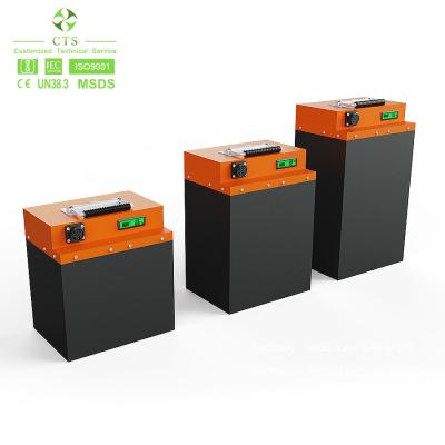 China 48V 72V 50ah 60ah Lithium Ion Battery For Motorcycle Ebike Bicycle for sale