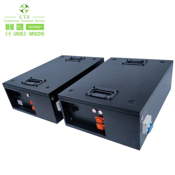 Quality Stackable Small Size Lifepo4 Battery Pack 48v 100ah For Solar Power System for sale