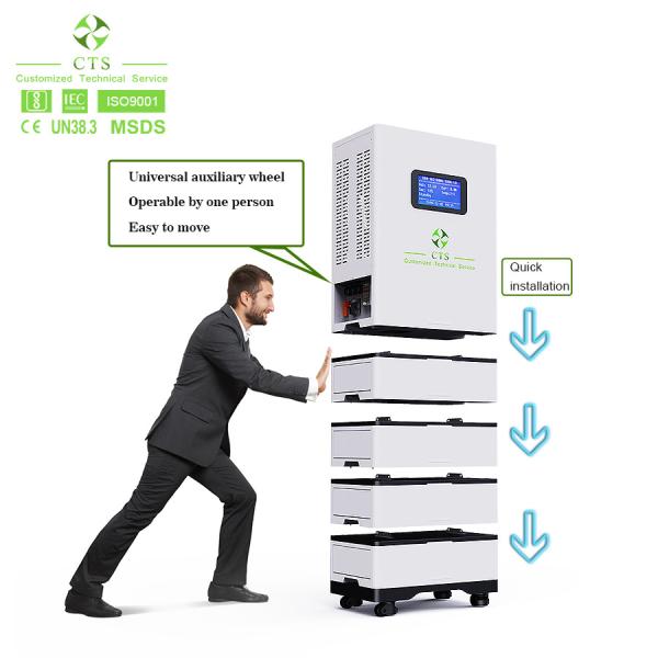 Quality Stackable Solar Systems 48v 200ah 100ah Lifepo4 Battery Lithium Ion Battery 48v for sale