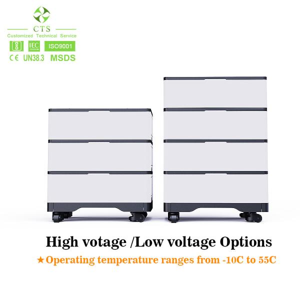 Quality 48v 100ah stackable battery pack lithium ion storage solar system lithium for sale