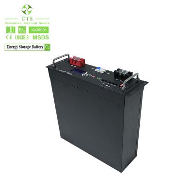 China CTS High Capacity 48V 30kWh LiFePO4 Battery Cabinet For Solar Power Backup Solutions for sale