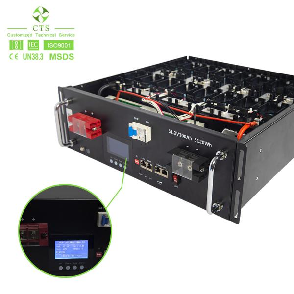 Quality CTS 48v 20kwh Lifepo4 Batteries Solar Battery Storage System For Telecom / Wind for sale