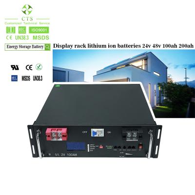 China Scalable 5kWh/10kWh/14kWh LiFePO4 Battery Pack 48V 100Ah/200Ah/280Ah Stackable Energy Storage Batteries for Home Office ESS for sale