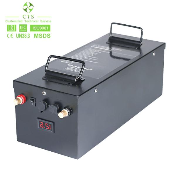 Quality LiFePO4 Battery 12V 100Ah 4800Wh Lithium Ion Battery For RV Solar for sale
