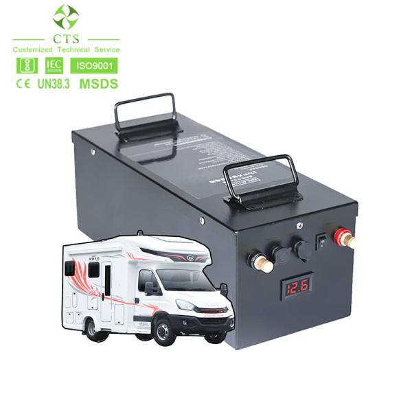 Quality LiFePO4 Battery 12V 100Ah 4800Wh Lithium Ion Battery For RV Solar for sale
