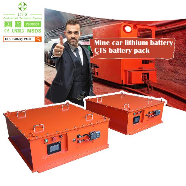 Quality CTS Rechargeable Lifepo4 Battery 48V 302Ah 15kwh With LED Display For Tramcar for sale