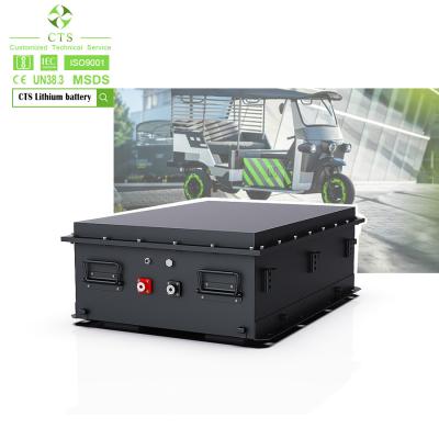 China 96V300AH 72V200Ah Golf Cart Lifepo4 Lithium Ion Battery Packs With IP67 Waterproof Housing for sale