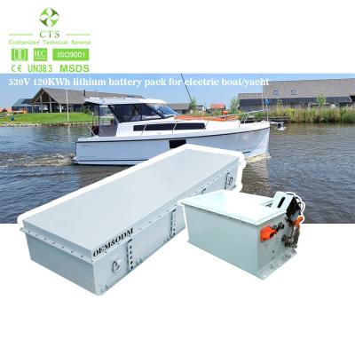 China CTS High Voltage Marine Boat Lithium Battery 530v 230ah 120kwh IP67 Waterproof With Liquid Cooling For Marine Applicatio for sale