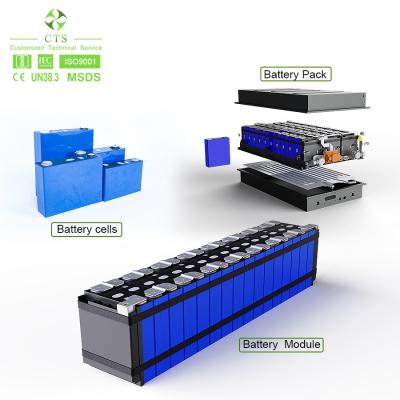 China Electric Vehicle Car Lifepo4 Battery 40KWH 50KWH 100KWH 200KWH High Power Battery Pcak for Electric truck EV for sale
