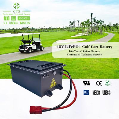 China Deep Cycle Maintenance-Free 60V 48V 72V 100ah 150ah 230ah 5kw 7kw LifePO4 Lithium Golf Cart  Battery for sale