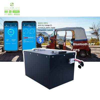 China 72V Electric Three-wheeler Battery Pack 48V 200Ah Rechargeable Lifepo4 Battery for Tricycles and Mini Car Golf Cart for sale
