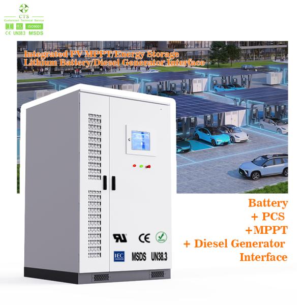 Quality 215-362kWh AC/DC Hybrid Solar Storage System with EV Charging for sale