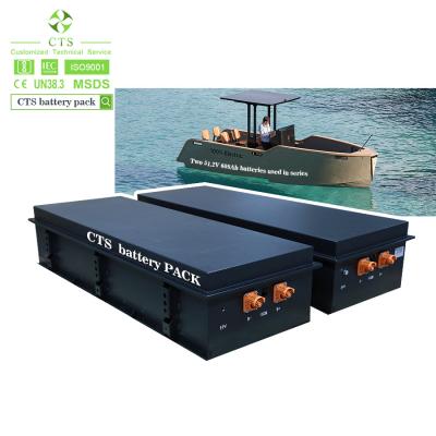 Cina Batteria marina del pacchetto 96v 300ah lifepo4 della batteria della barca del ev di CTS 30kwh per le barche elettriche in vendita