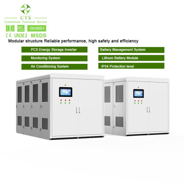 Quality CTS BESS Solar Battery Storage System 75kwh 150kwh 300kwh Lifepo4 Battery for sale