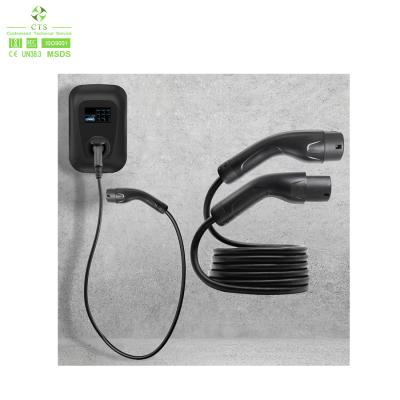 China Type 1 Type 2 7KW 11KW 16A 32A AC Portable EV Charger For Electric Car From CTS for sale