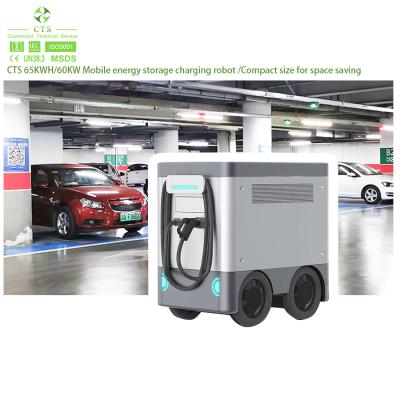 China 120kW electric vehicle ev charging station with 140kWh battery mobile ev charger for DC car road rescue service CCS1 for sale