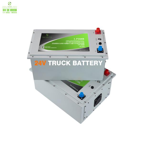 Quality CTS 24V 200Ah 280Ah LiFePO4 IP67 Lithium Ion Battery Pack 2500A starting current for sale