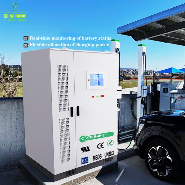 Quality 240kW PV & 522kWh BESS All-in-One Solar Storage System with 250kW PCS for EV Fast Charging Station for sale