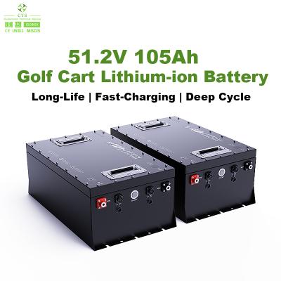 China CTS 48V 64V 72V Golf Cart Battery with Buletooth Smart BMS for sale