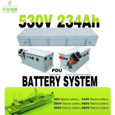 China 525V 230Ah 120kWh Marine Grade High Voltage Marine Battery for Ship Power System for sale