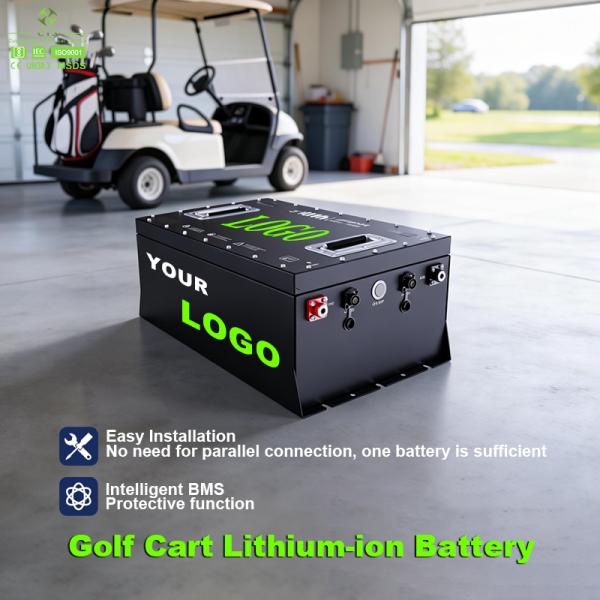 Quality CTS 48V 105Ah 5.04kWh Bluetooth BMS golf cart battery For LSV OEM ODM With 5 years warranty for sale