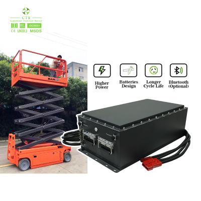 China CTS Customized 24V 48V 100Ah LiFePO4 AGV Battery Pack IP67 Waterproof with 6000 Cycle Life for Industrial Robots for sale
