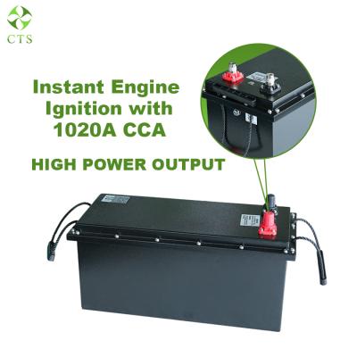 China CTS 24V Sodium-Ion Starter Battery 1020A CCA Extreme Cold Resistant for Truck & Industrial Equipment  for sale
