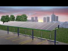 CTS Intergrated Solar EV Charging Station Solutions Solar DC EV Charger With Energy Storage Battery System and Solar PV Panels